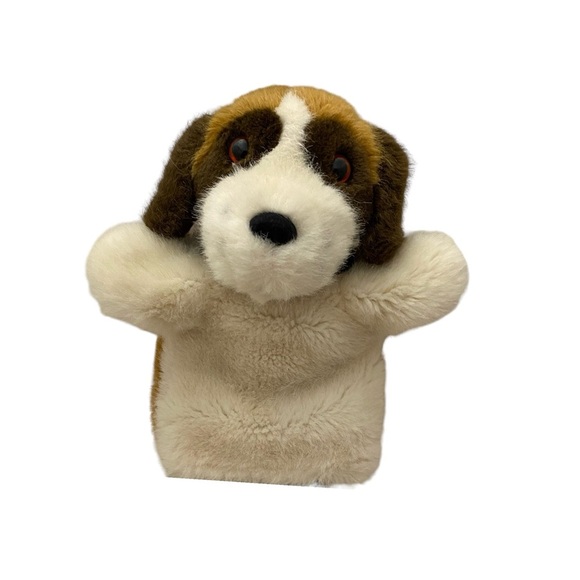 Toys | Dakin Kids Beethoven Plush Hand Puppet Cover Brown White ...